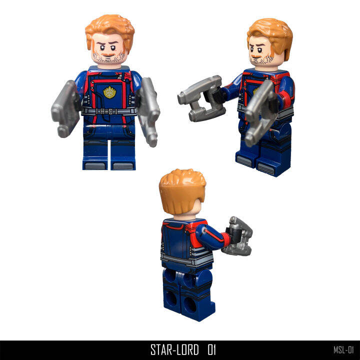 ตัวต่อเลโก้มินิฟิกเกอร์ - Lego Minifigure - Star-Lord - 01 | Lazada.co.th