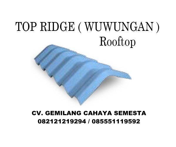 Wuwung Rooftop / Bubungan Rooftop / Nok Rooftop / Top Ridge | Lazada ...