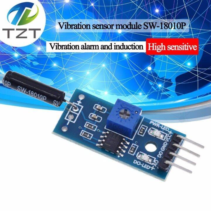 Vibration Sensor Module Vibration Switch Alarm Module Sw-18010p For ... Vibration Sensor Module Vibration Switch Alarm Module Sw-18010p For ...