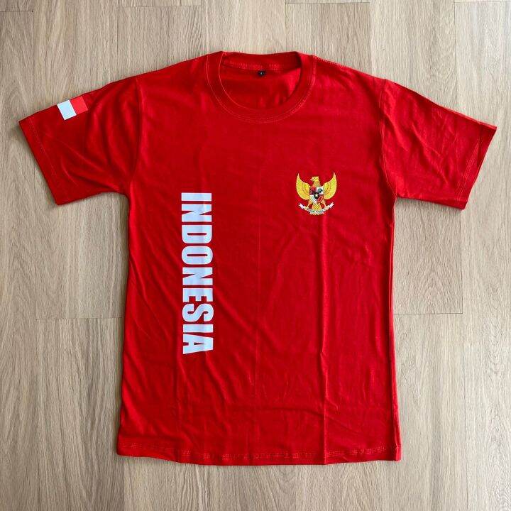 KAOS KEMERDEKAAN HUT RI KE 78 WARNA MERAH / TOPI KEMERDEKAAN INDONESIA/ KAOS 17 AGUSTUSAN 1945 ...