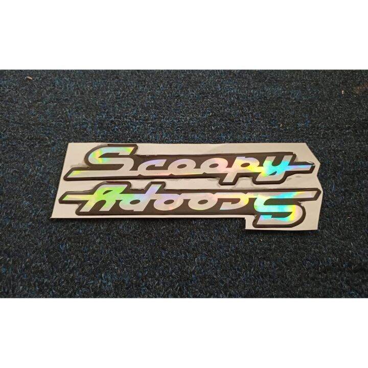 stiker logo emblem honda scoopy | Lazada Indonesia