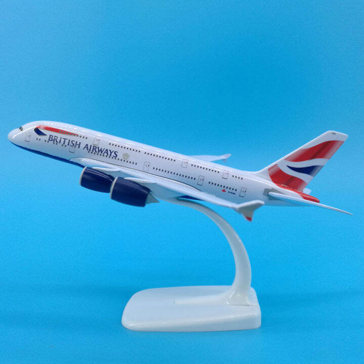 British Airways Airbus A380 20cm Die-Cast Aircraft Model on Stand ...