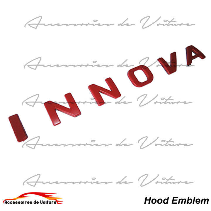 Toyota Innova Hood Emblem (Red) | Lazada PH