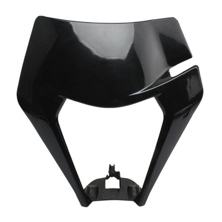 Motorcycle LED Headlight Mask Headlamp Cover Lampshade Supermoto ...