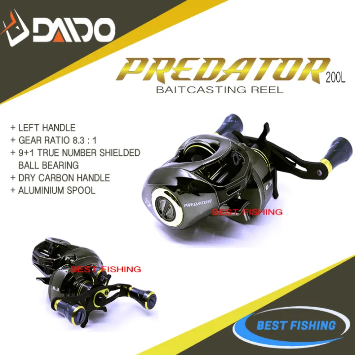 REEL PANCING DAIDO PREDATOR BAITCASTING BC 200L | Lazada Indonesia