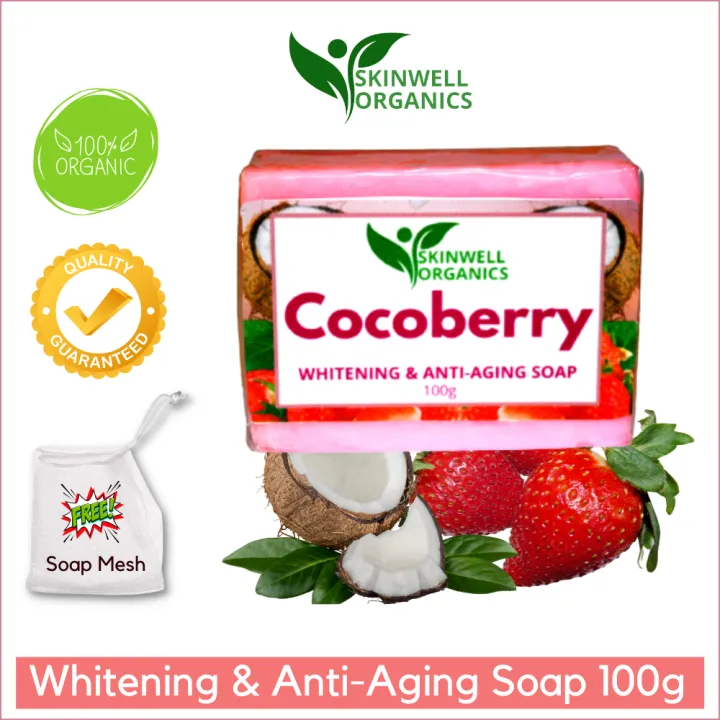 SKINWELL ORGANICS Cocoberry Soap Original Whitening 100g Safe ...