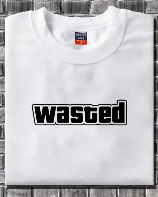 WASTED UNISEX AESTHETIC STATEMENT PRINTED TSHIRT TEES | Lazada PH