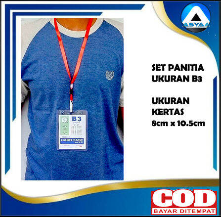 10 pcs SET NAME TAG PANITIA UKURAN B3 | Lazada Indonesia