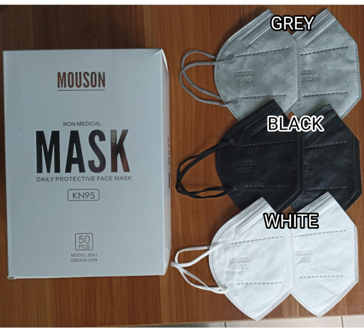 MASKER KN95 MOUSON PREMIUM MASK 5PLY - 1 BOX 50 PCS | Lazada Indonesia