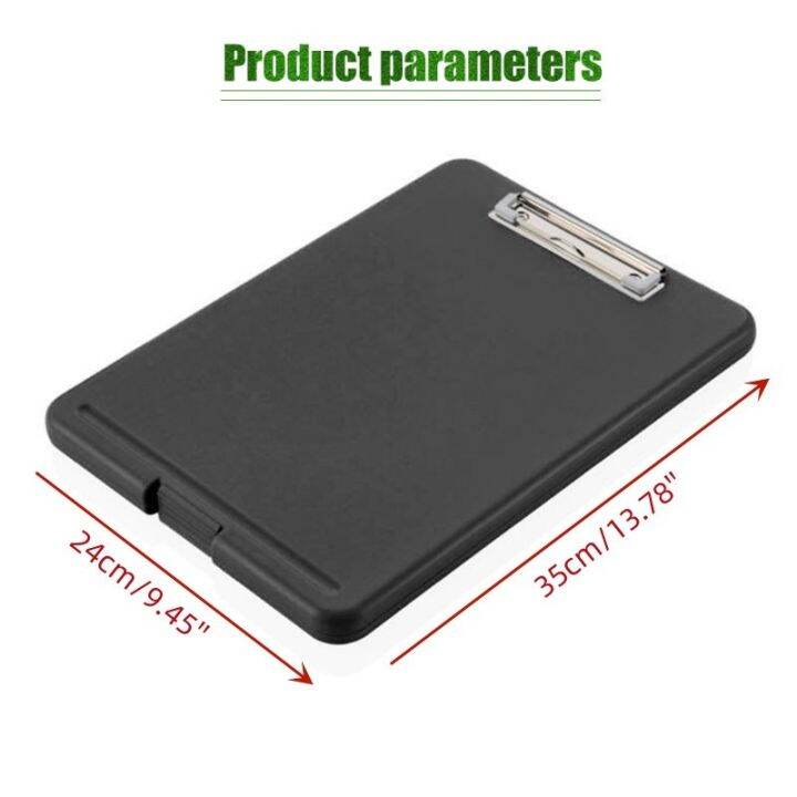 Plastic Storage Clipboard File Box A4 Paper File Document Storage Box ...