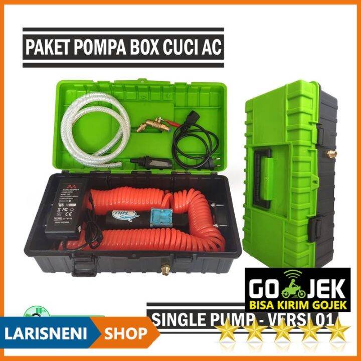 Paket Pompa CUCI AC LENGKAP Box V1 Pompa Single - SIAP PAKAI | Lazada ...