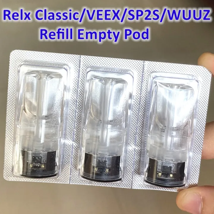 Ready Stock RELX Classic Refillable Empty Pod / Relx Pods 3-5 Times ...