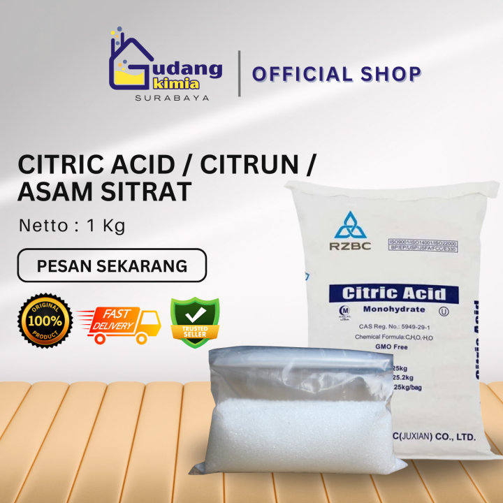 Citric Acid / Asam Sitrat / Sitrun Makanan 1 KG | Lazada Indonesia