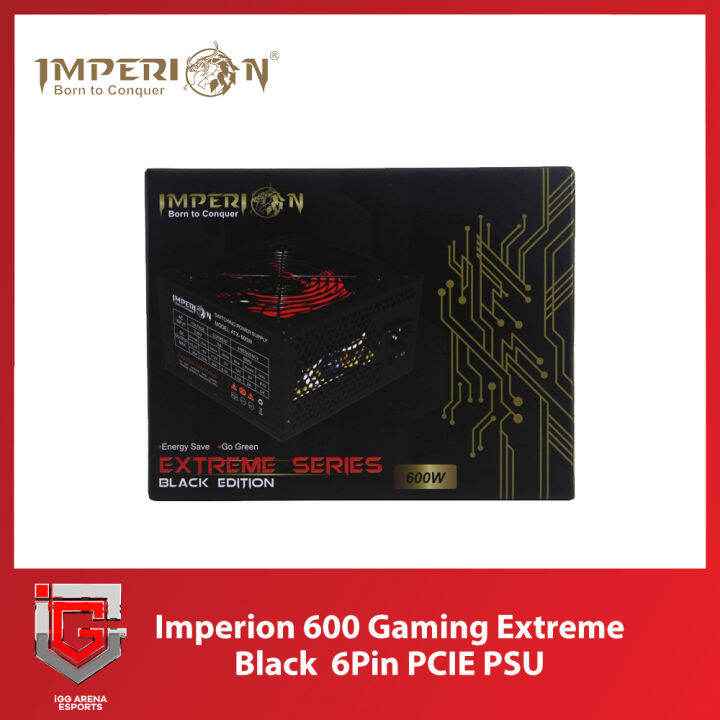 Imperion 600W "EXTREME SERIES (BLACK EDITION)" Intel Standard ATX 12V ...