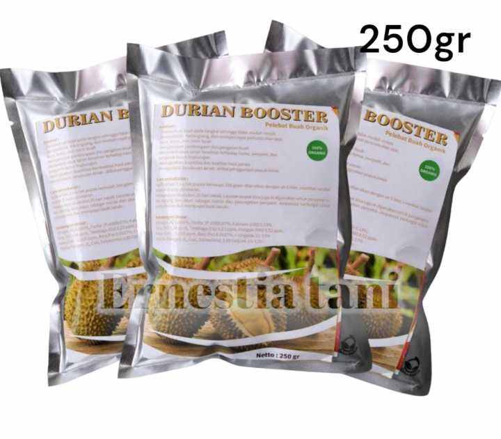 Pupuk Booster Organik Pelebat Buah Durian dan Perangsang Durian Agar Cepat Berbuah Lebat 250gr ...