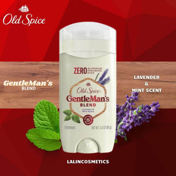 OLD SPICE GENTLEMAN'S BLEND กลื่น LAVENDER&MINT โรลออน ระงับกลิ่นกาย ปกป้องนาน 48 ชม. ของแท้ 100 ...