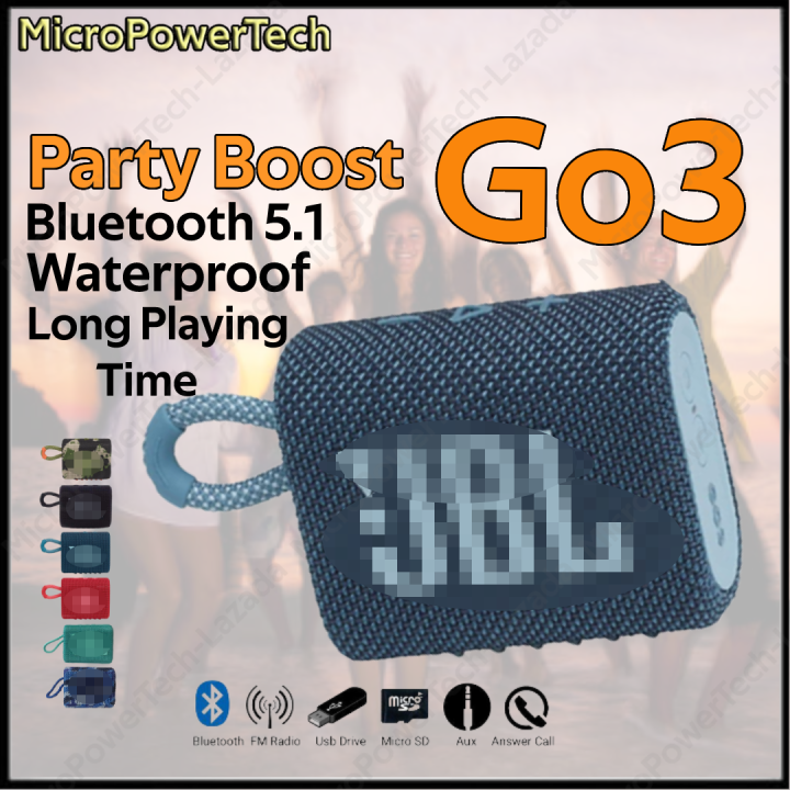 GO3 Wireless Bluetooth Speaker GO 3 Sound Stereo Portable Outdoor ...