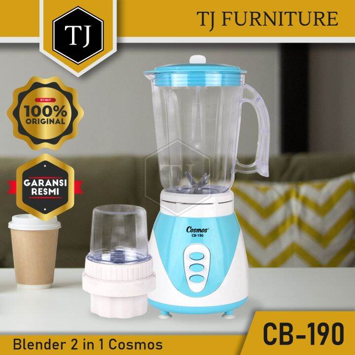 Cosmos Blender Plastik 1,5 Liter 2 in 1 Anti Pecah - CB-190 CB 190 ...