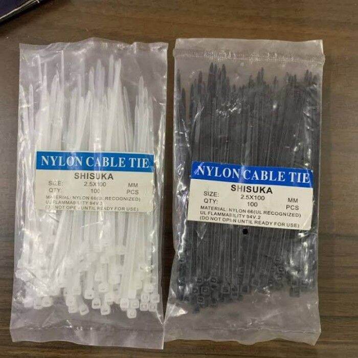 TALI KABEL TIES UKURAN 100 x 2,5 mm ISI 100 Pcs TALI PENGIKAT SERBAGUNA ...