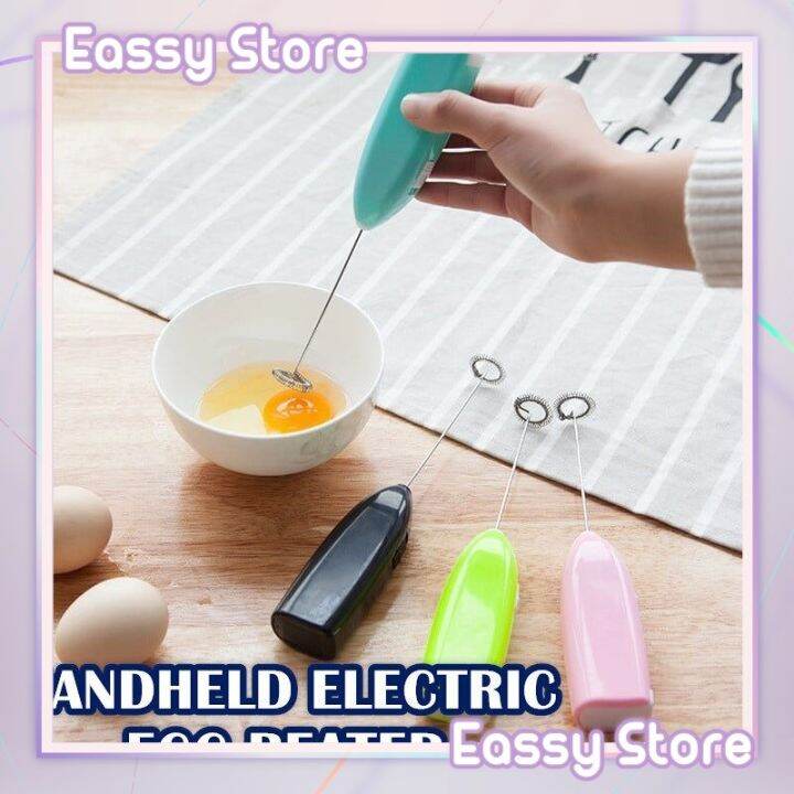Hand-held Electric Egg beater Foamer Milk Drink Coffee Blender Egg ...