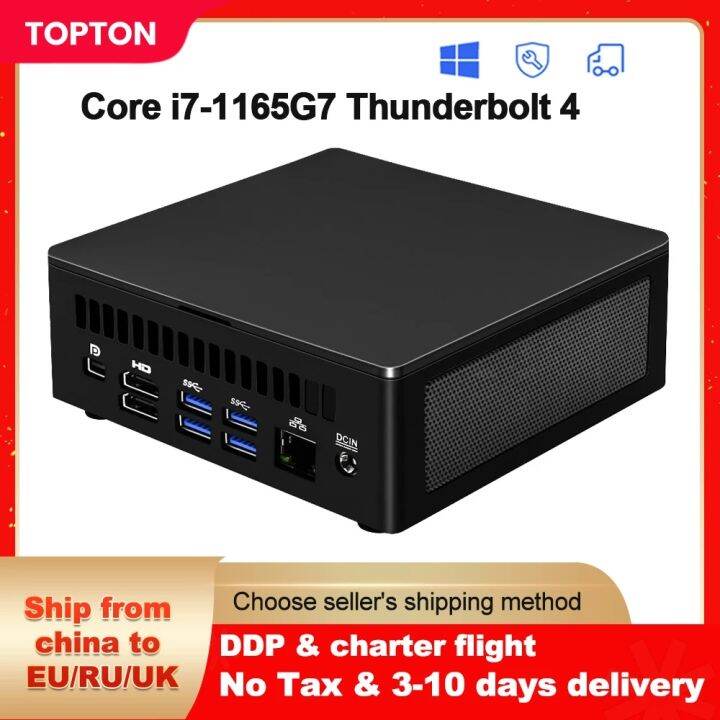 Free shipping New Topton NUC Gaming Mini PC i7 1165G7 i5 1135G7 i3 ...