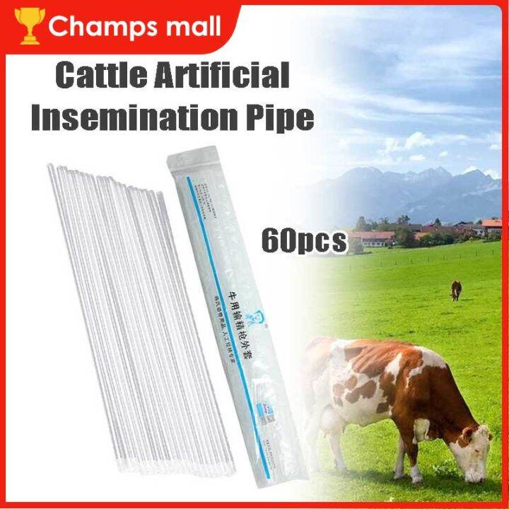 60Pcs Universal Artificial Insemination Breed Pipes Whelp Catheter Rod ...