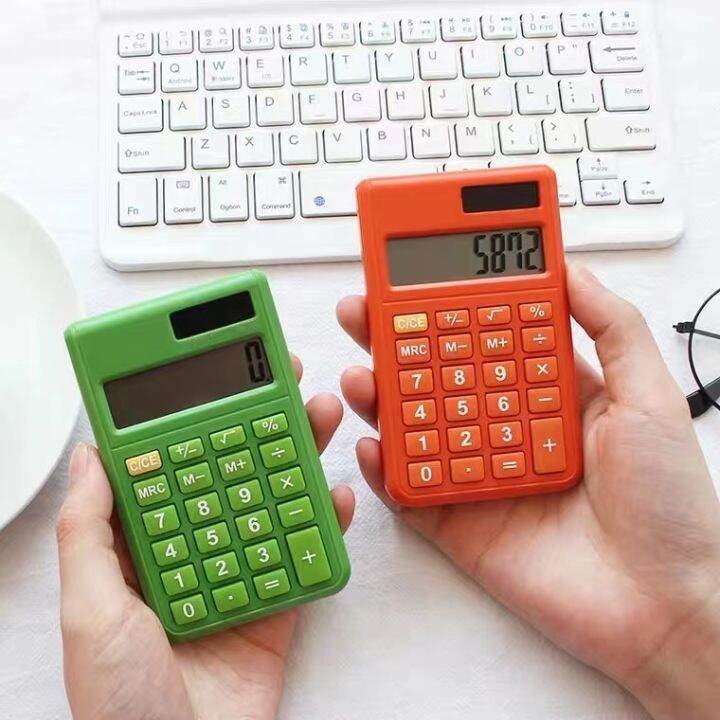 Mini electronic calculator 8 digits display,solar/battery,portable ...