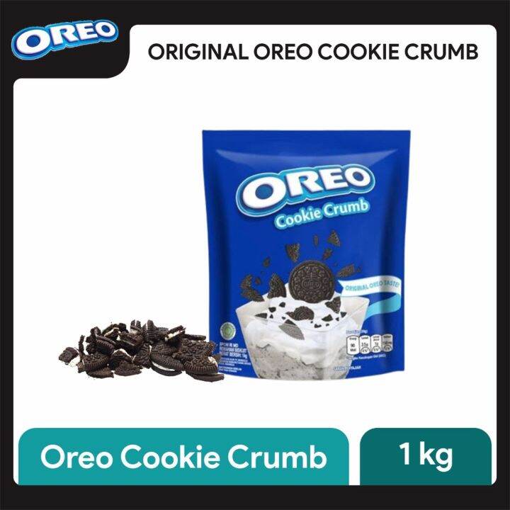 Oreo Cookie Crumb Remahan Biskuit Oreo Crumb 1kg untuk Franchise Usaha ...