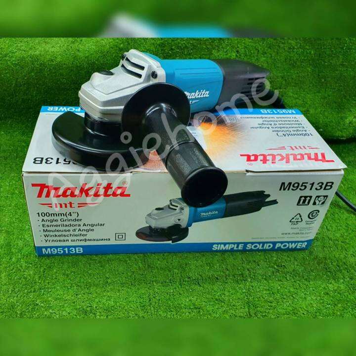 MAKITA เครื่องเจียร์ รุ่น M9513B 850วัตต์ 220V 4นิ้ว Angle Grinder ...