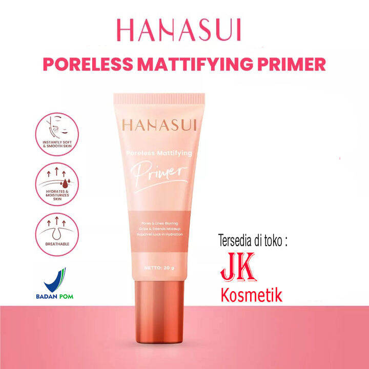 Hanasui Poreless Mattifying Primer Make Up Base | Lazada Indonesia