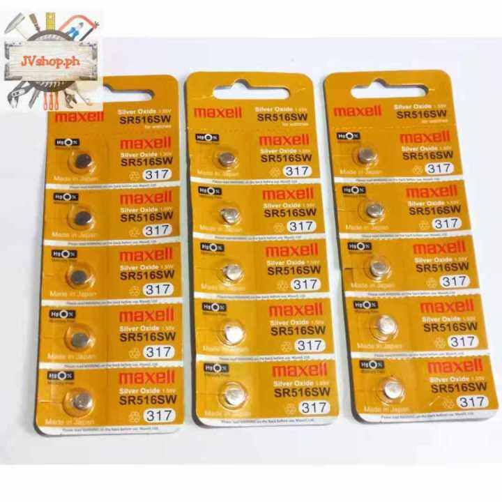 SR516SW Original Maxell Silver Oxide Battery Japan Made | Lazada PH