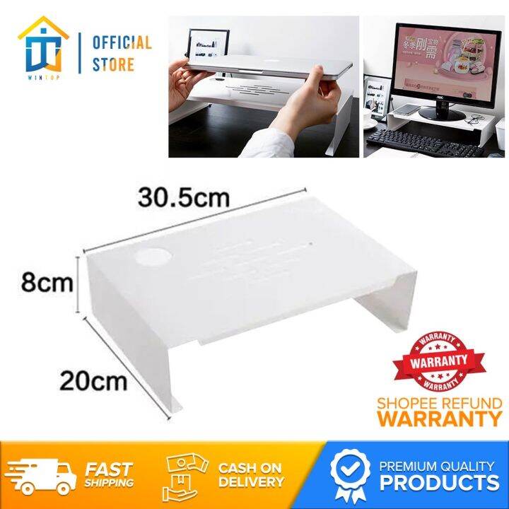 Computer Monitor Stand Store Keyboard Monitor Riser Increase Height ...
