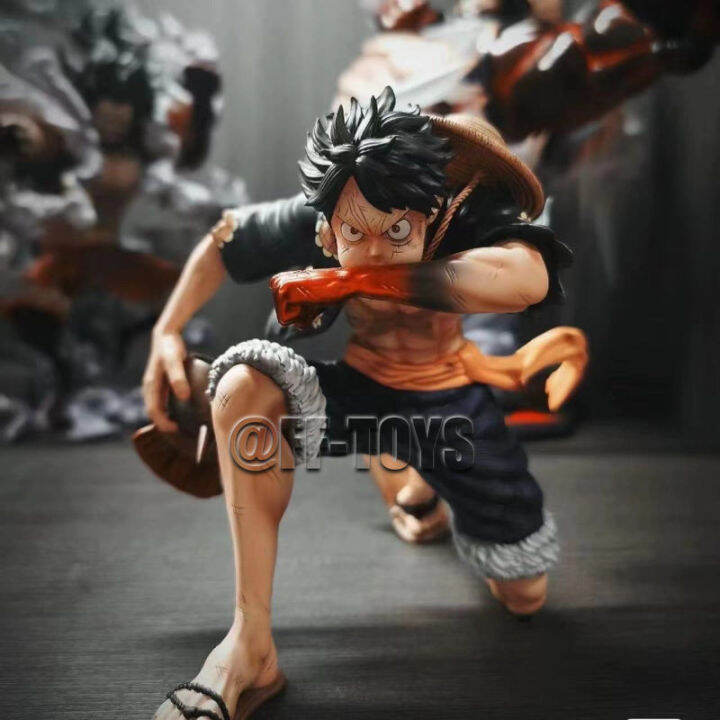 Anime One Piece Gear 2 Luffy Figure Wano Country Gear 3 Luffy Action ...