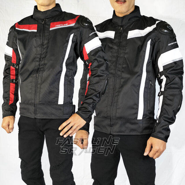 JAKET MOTOR TOURING BIKER FREESTYLE FULL BODY PROTECTOR FAST LINE ...