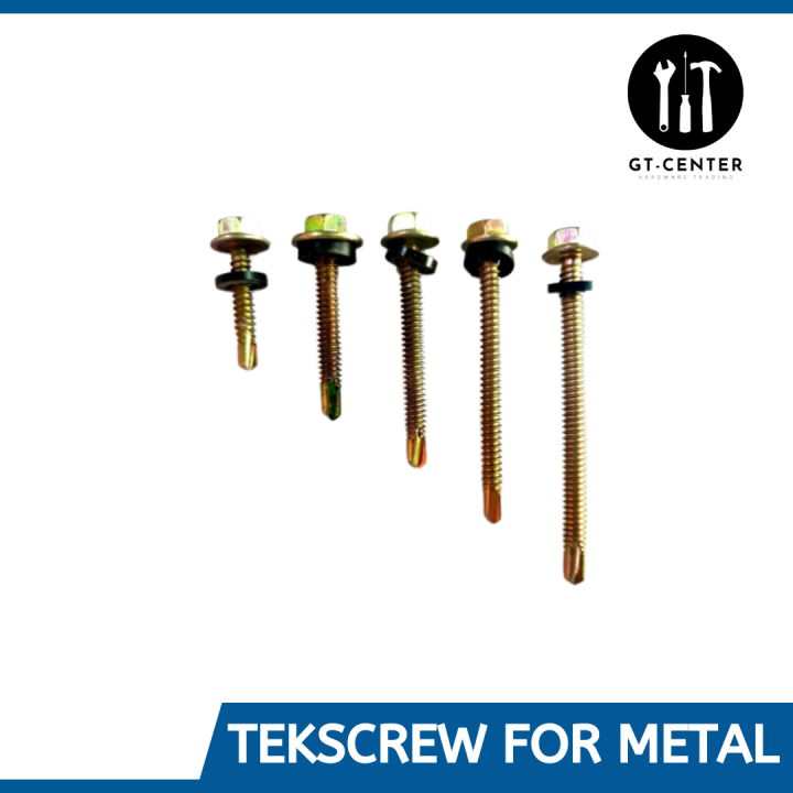 Tekscrew / Tek Screw for Metal - Sizes (1; 1-1/4; 1-1/2; 2; 2-1/2; 3) | Lazada PH