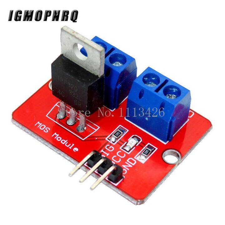 0-24V Top Mosfet Button IRF520 MOS Driver Module For MCU ARM Raspberry ...