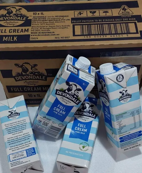 Devondale Fullcream Milk 1 Box 10 Liters | Lazada PH