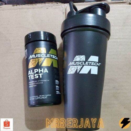 GHY-Alpha Test Testosterone Booster 120 Caps with Shaker Muscletech ...