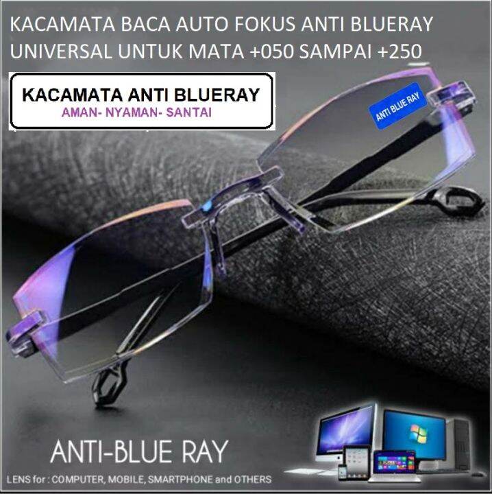 Terbaru Kacamata Kaca Mata Ajaib Universal BlueRay / Kacamata Baca Plus ...