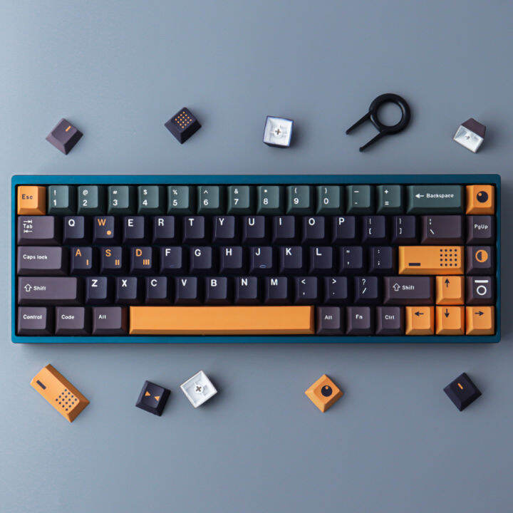 GMK Resonance Keycaps, 134 Keys PBT Keycaps Cherry Profile DYE-SUB ...