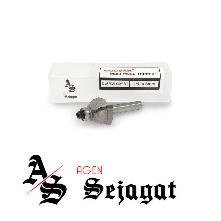 Classical Cove Bit 8mm MODERN (jual per 10 buah) mata pisau router ...
