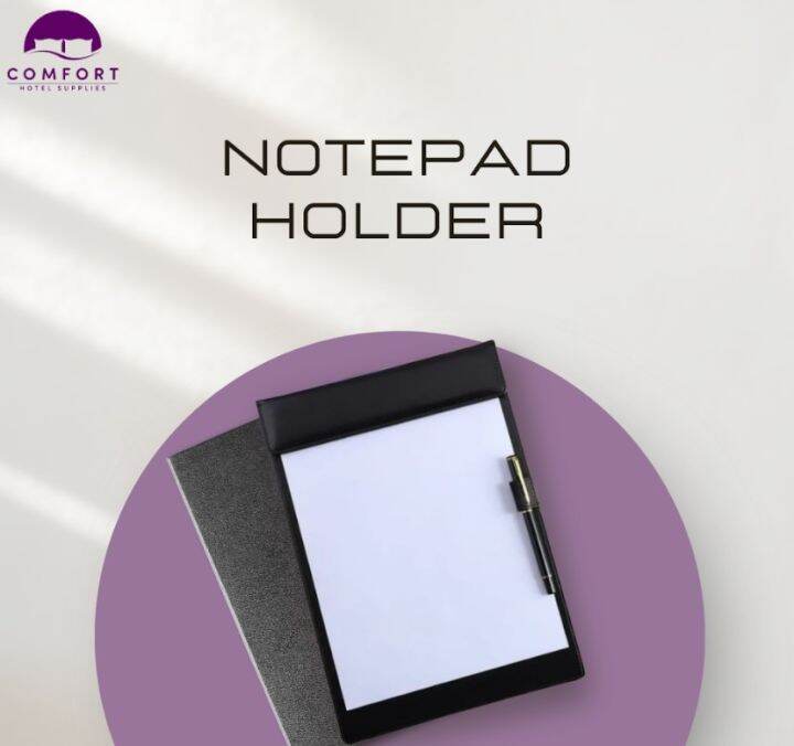 Comfort Hotel Supplies - Notepad Holder PU Leather | Lazada PH