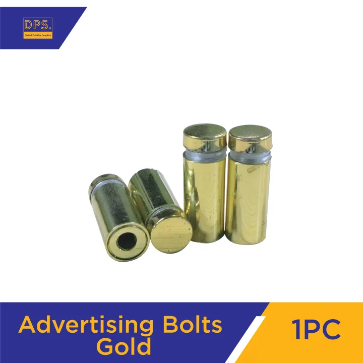 DPS Gold Advertising Bolts 12x30mm Bolts Mount Sign Acrylic Signage ...