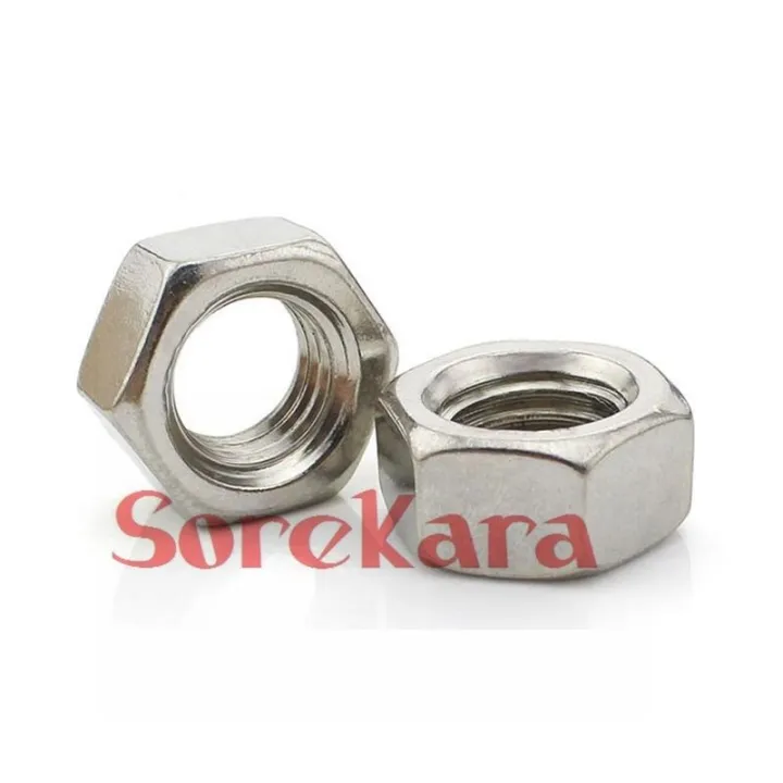 5pcs Steel Metric M12 M14 M16 Pitch Left Hand Thread Hex Nut | Lazada PH