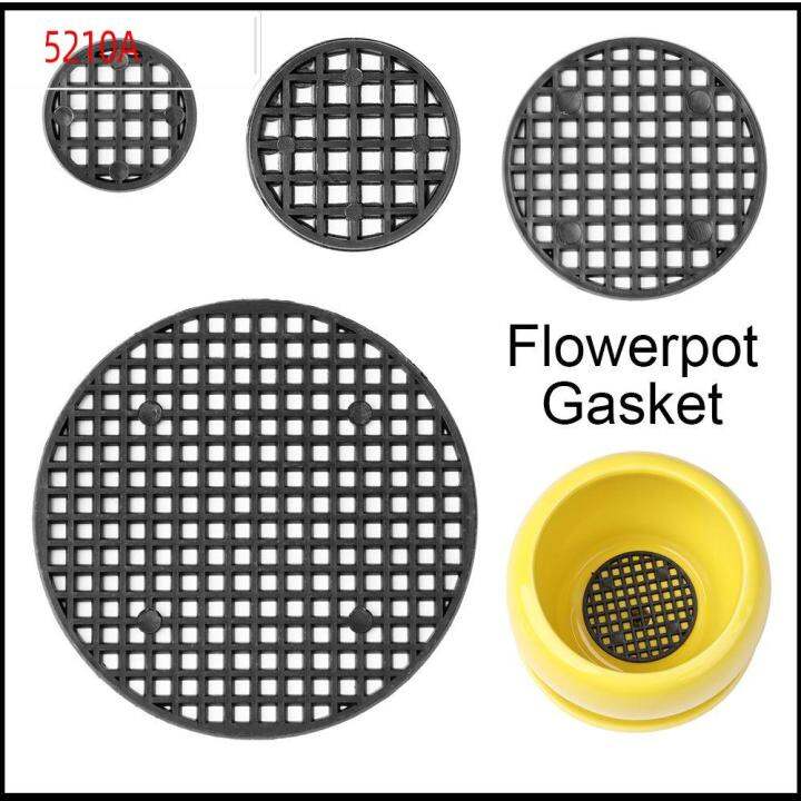 5210A 10Pcs สวน เสื่อตาข่าย พลาสติก ป้องกันแมลง ประเก็นกระถางดอกไม้ แผ่นรองตะแกรง ป้องกันการกัด ...