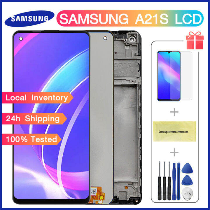 Original Screen For Samsung Galaxy A21S A217 SM-A217F/DS LCD Display Touch Screen Digitizer ...