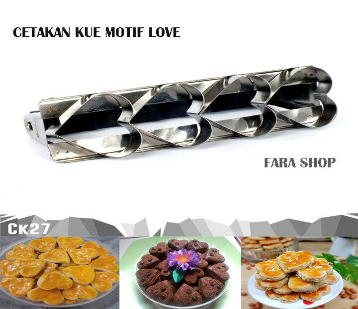 Cetakan Kue Kering Motif Love - 1 Pcs | Lazada Indonesia