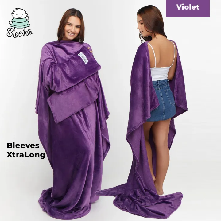 Bleeves® Violet (Bleeves XtraLong Size) | Bleeves Wearable Blanket ...