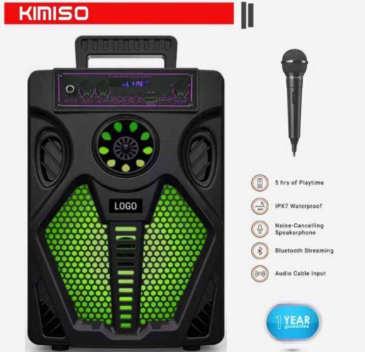 Speaker Ukuran Besar Kimiso QS-7807 8,5 inch Speaker Aktif Bluetooth ...