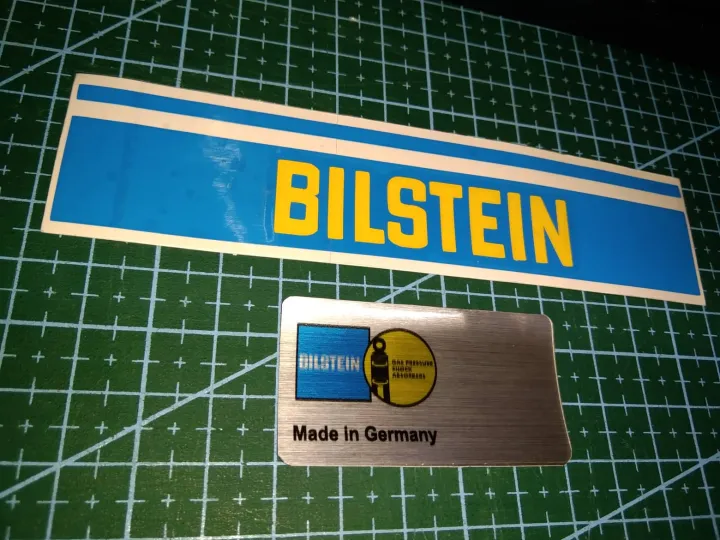EURODECALS Bilstein Shocks sticker repair kit. Digital print on premium ...